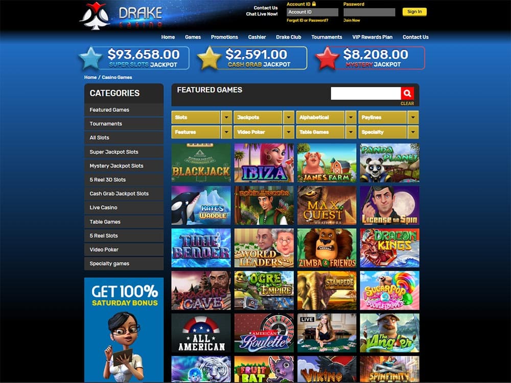 Drake Casino – Deposit Bonus Codes | Promo & Coupons | February 2021